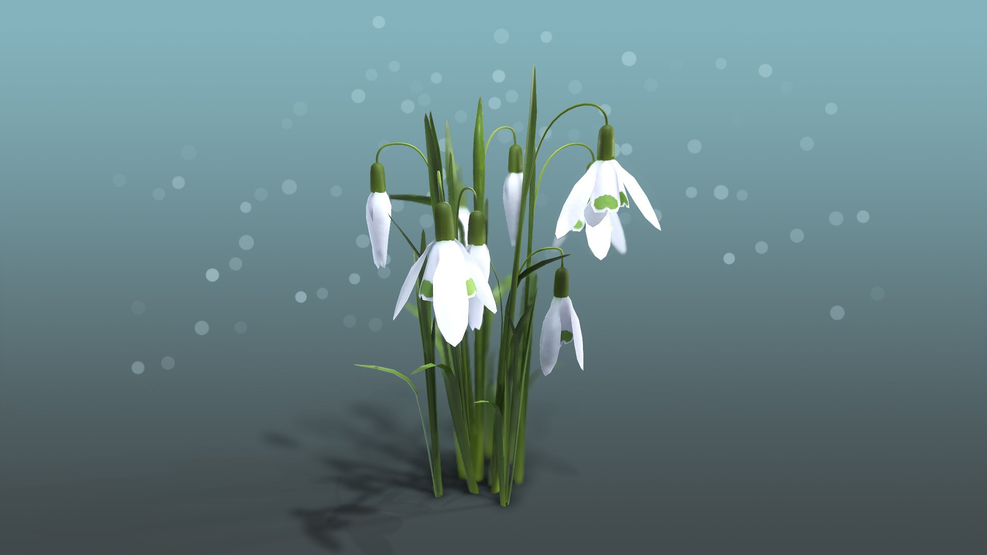 3D Snowdrop Model - TurboSquid 2205882