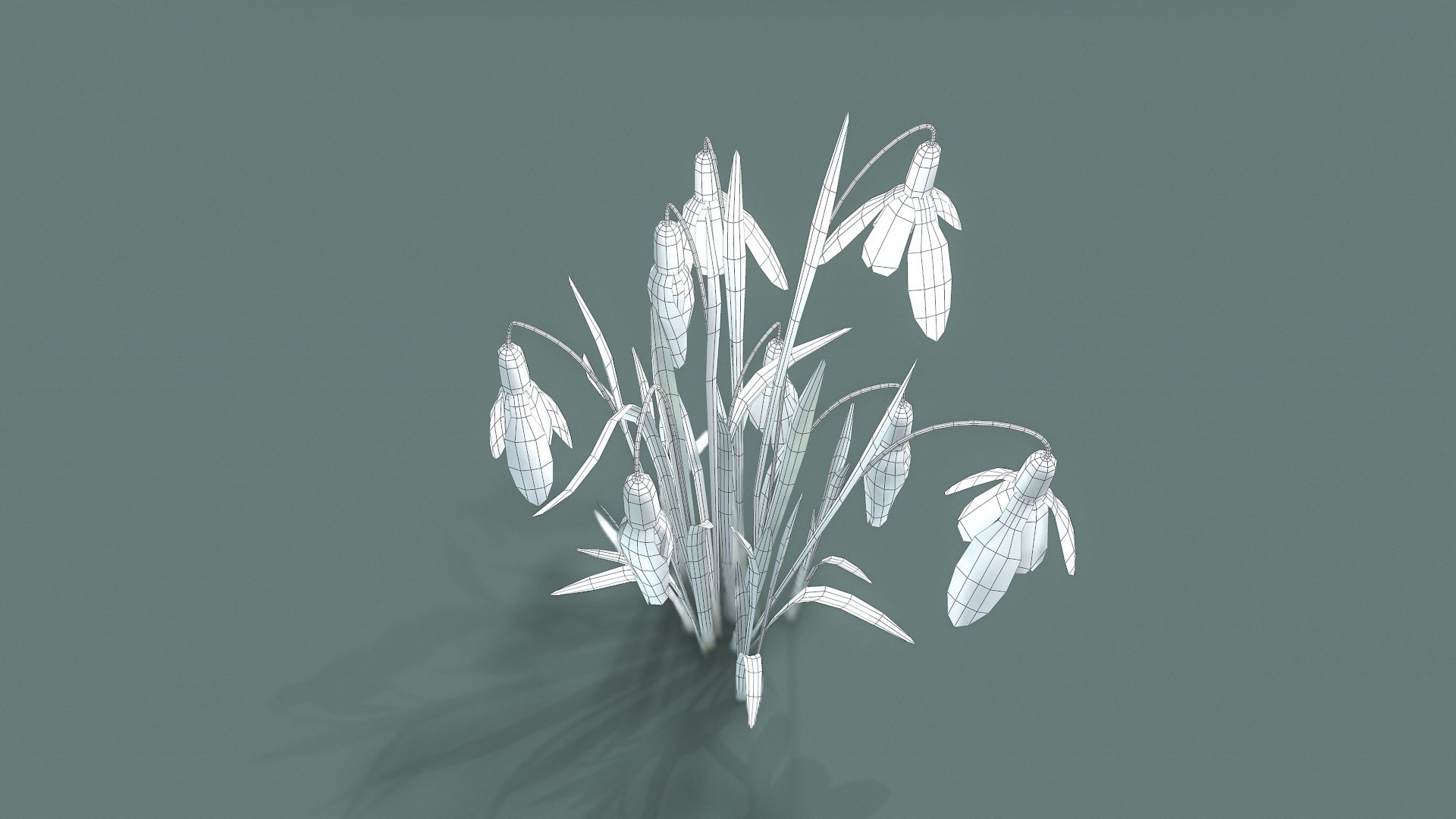 3D Snowdrop Model - TurboSquid 2205882