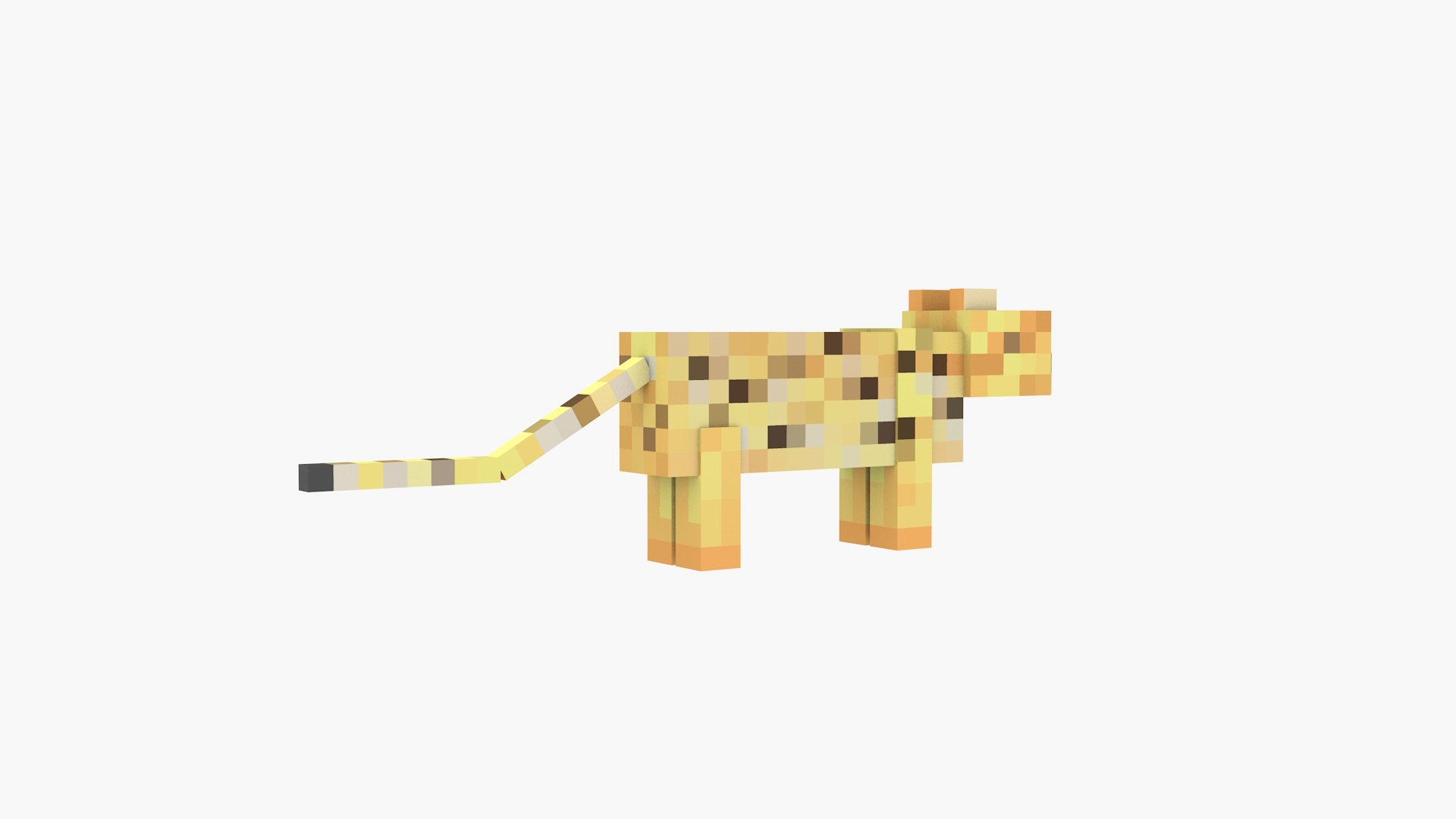 3D Cat Minecraft Model - TurboSquid 2347238
