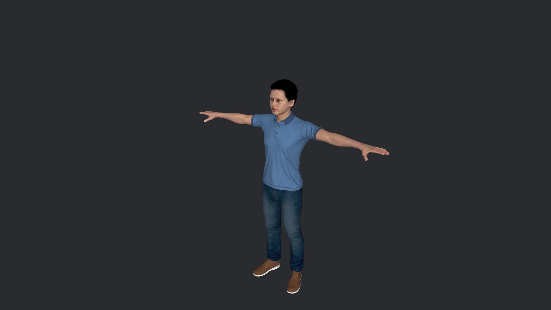 John Connor Realistic Full Body Fully Rigged 3D Character 3D Model ...