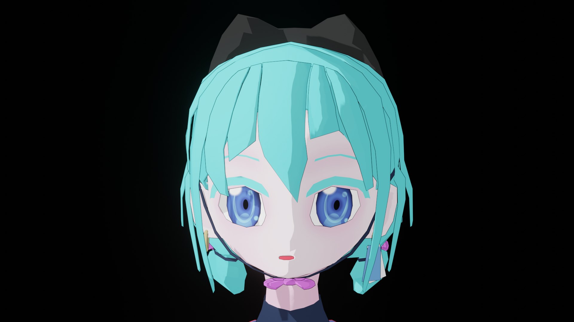 3D Anime Character Low Poly - TurboSquid 2203383