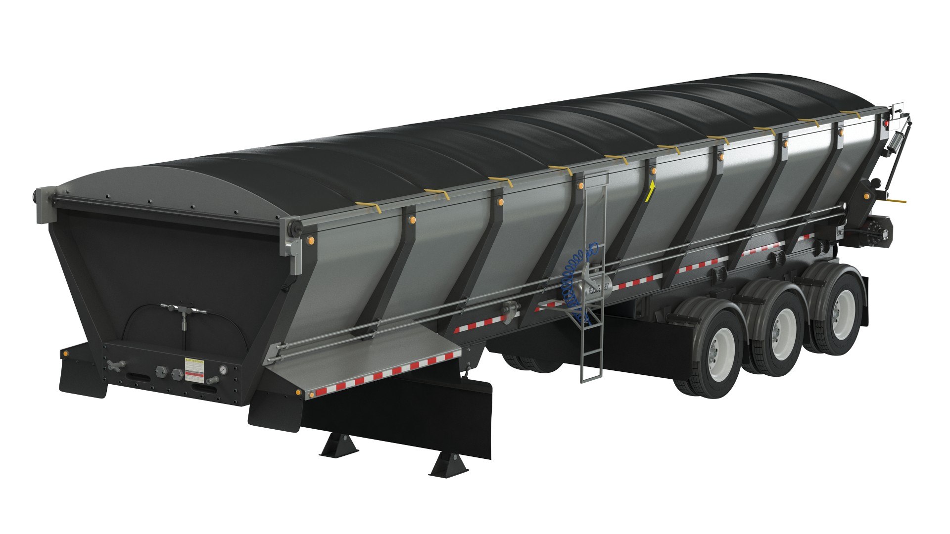 3D Live Floor Trailer Model - TurboSquid 2244651