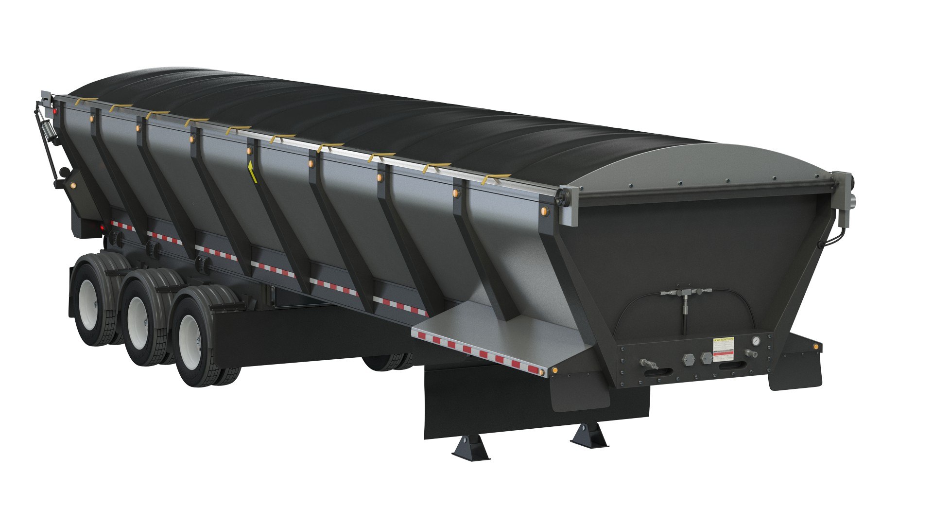 3D Live Floor Trailer Model - TurboSquid 2244651