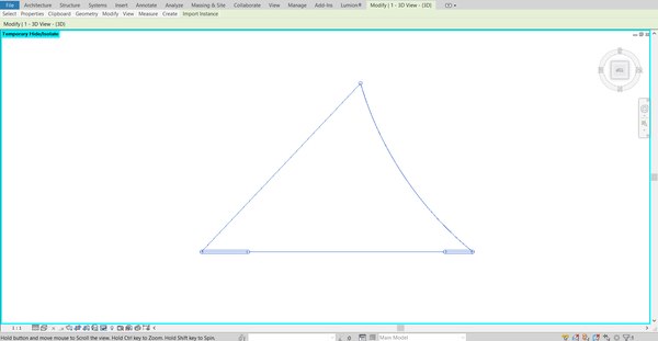 Revit Tensile Shaded Structure 3 Pointed .rfa .rte 3D model ...