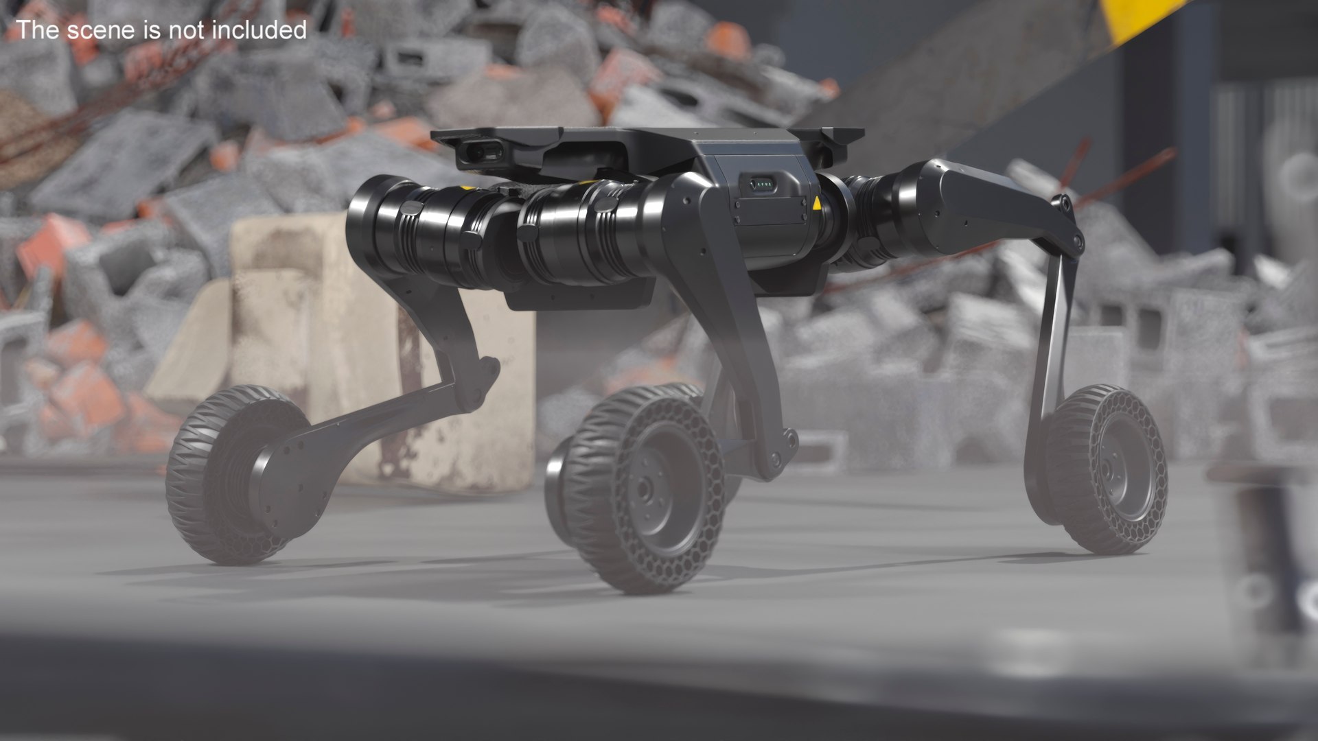 Lynx Terrain Robot Black Rigged 3D - TurboSquid 2378184