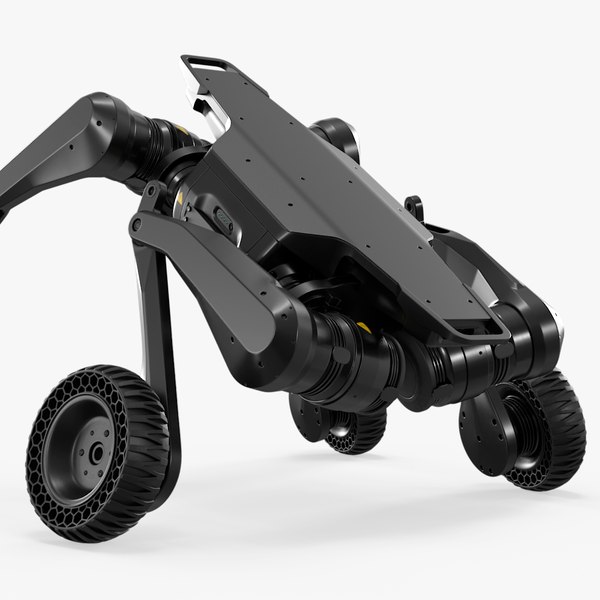 modelo 3d Lynx Terrain Robot Black Rigged - TurboSquid 2378184