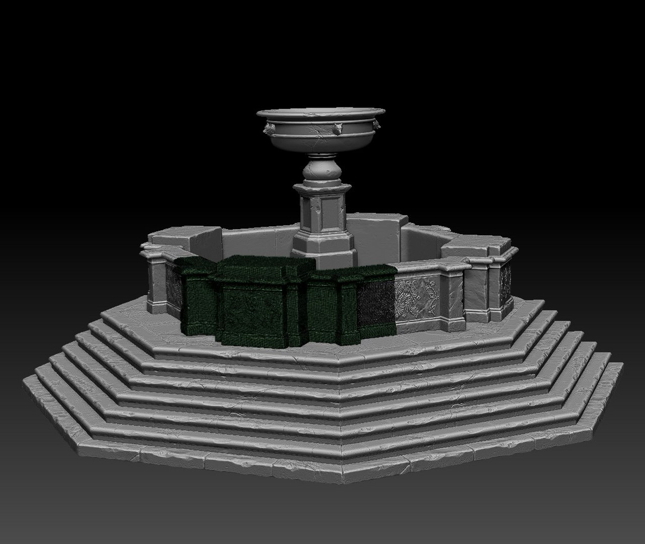 Fountain 3d 3ds