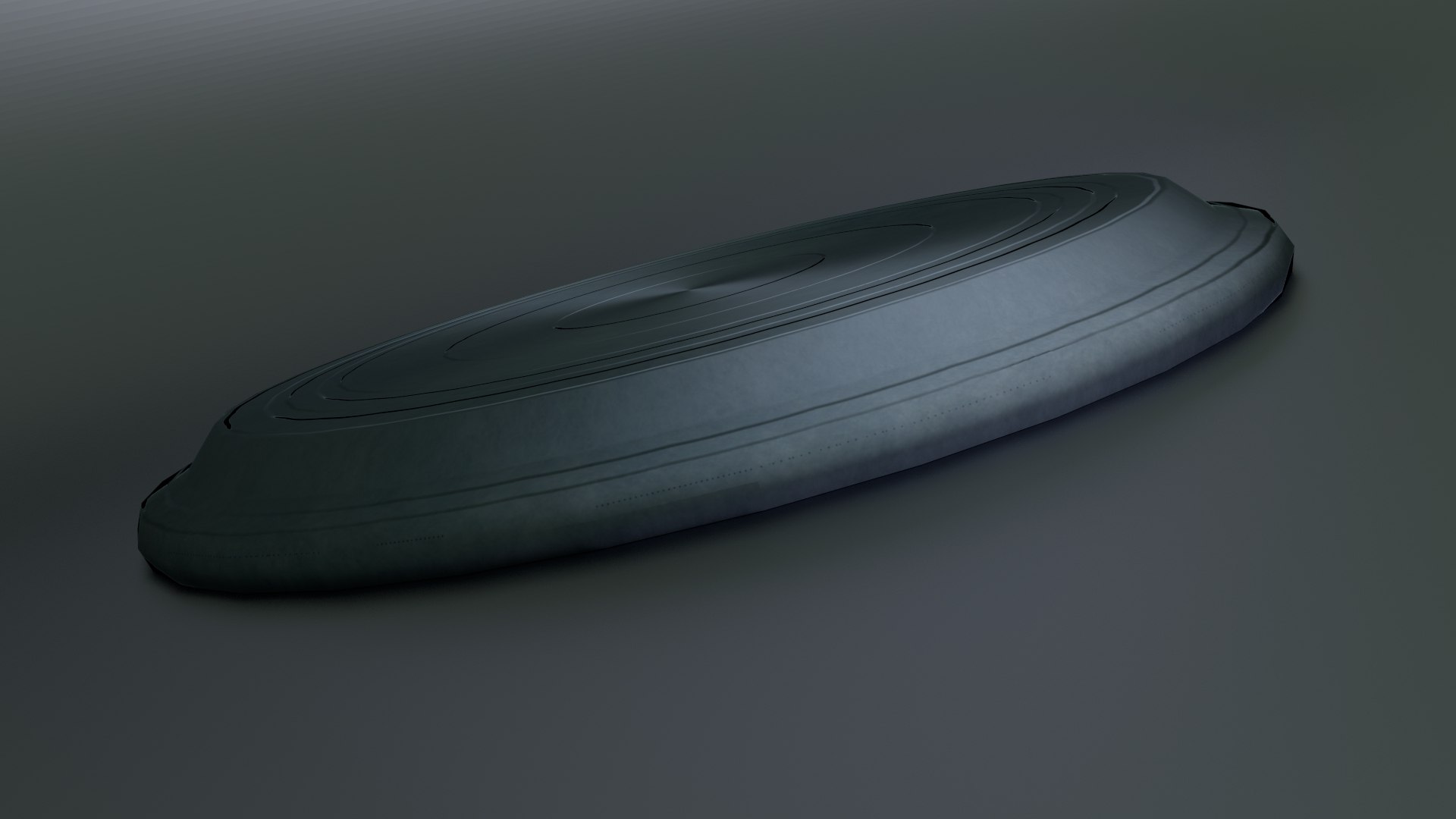 3d Model Of Low-poly Frisbee