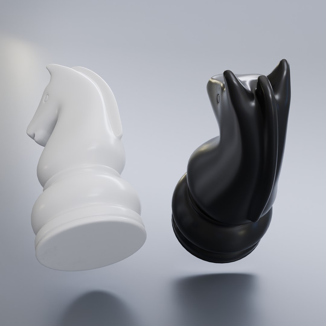 3D Chess Piece Knight - TurboSquid 2318566