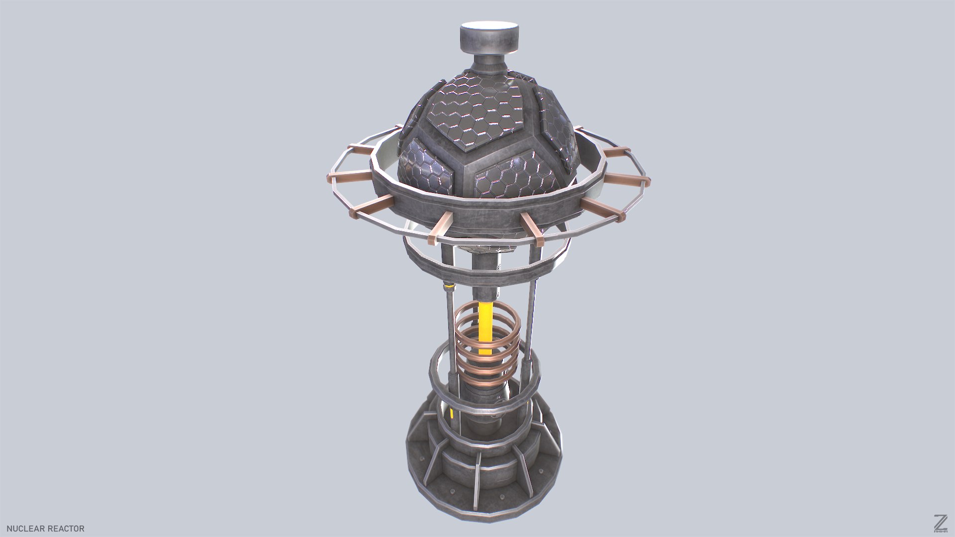 Nuclear Reactor Model - TurboSquid 2425130
