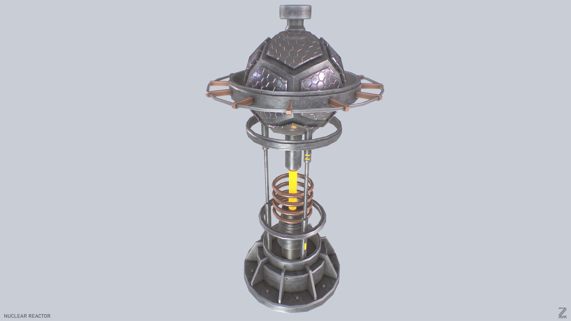 Nuclear Reactor Model - TurboSquid 2425130