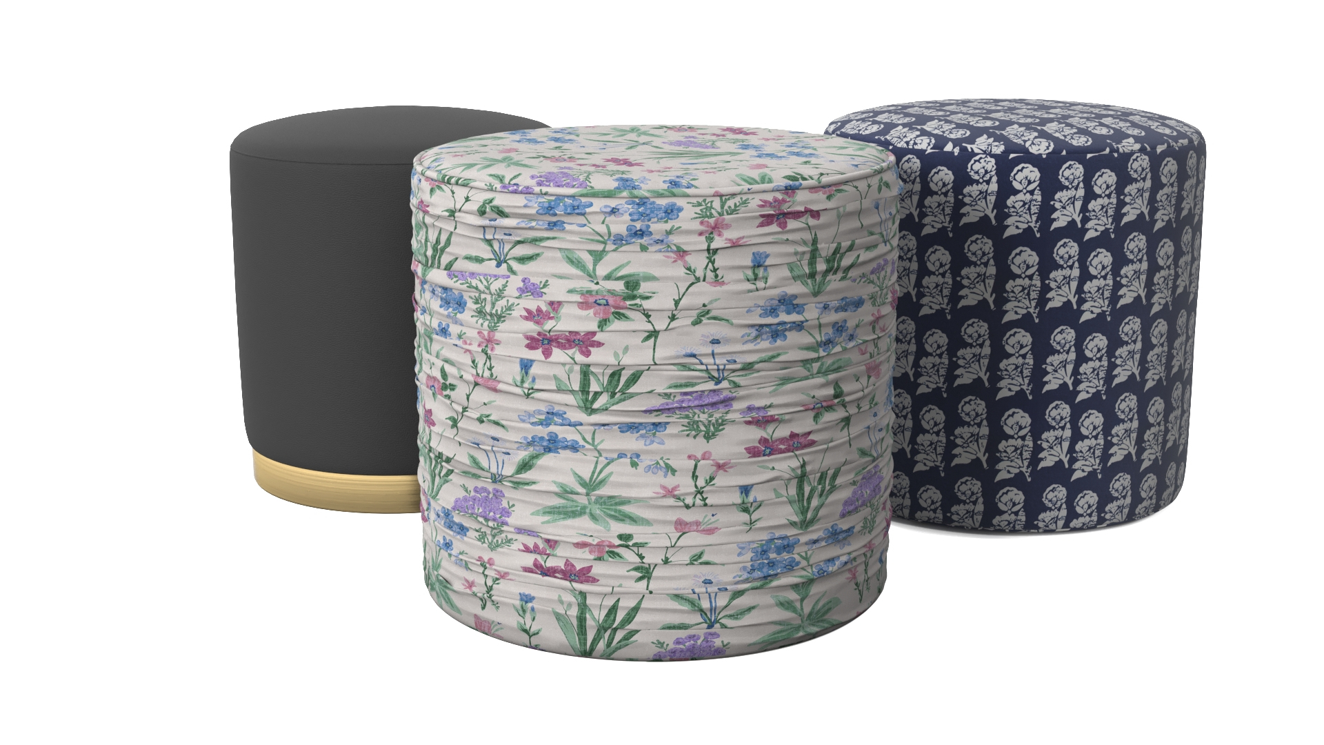 3D Poufs Round Model - TurboSquid 2195092
