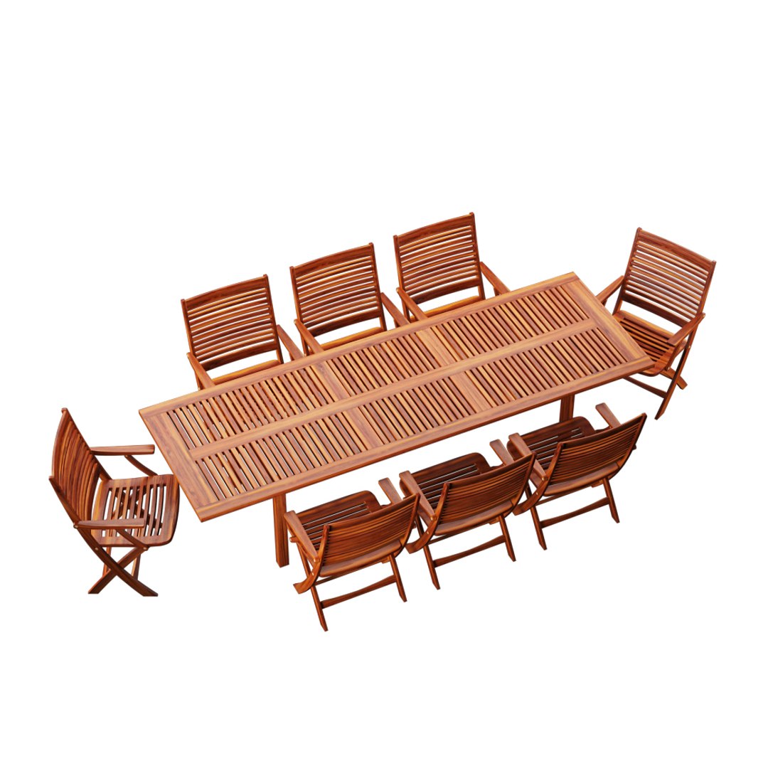 Garden Table 3D Model - TurboSquid 1464621