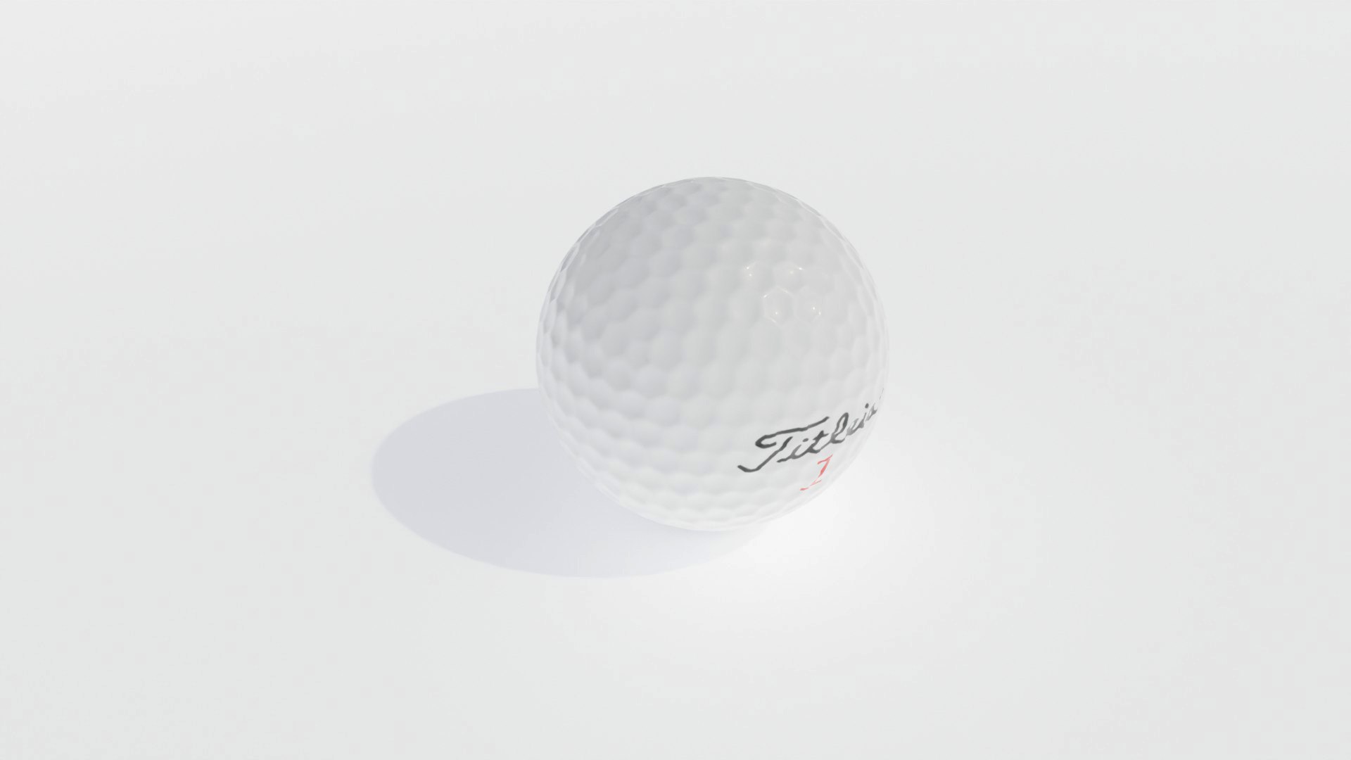 3d Golf Ball Model