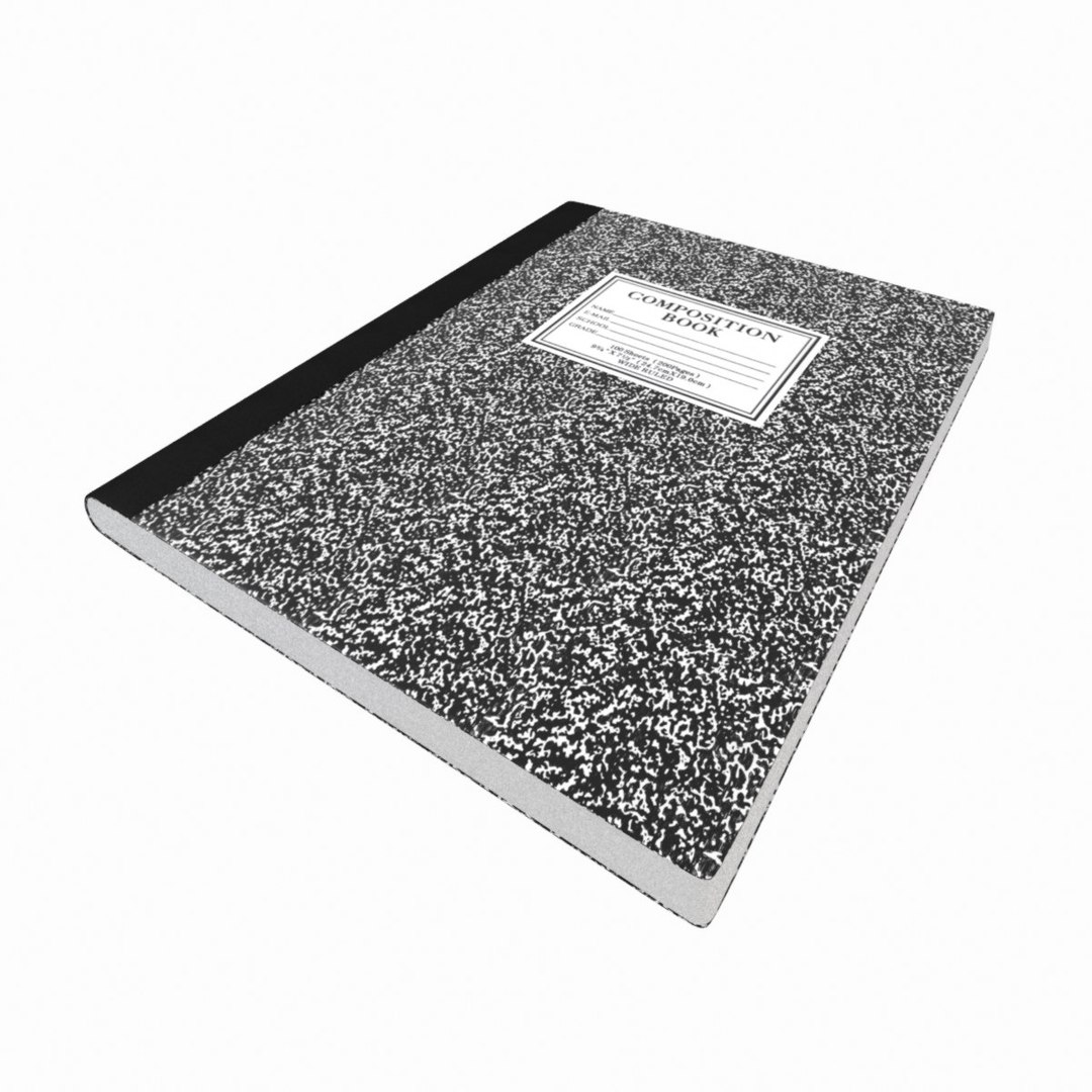 3d Model Composition Notebook