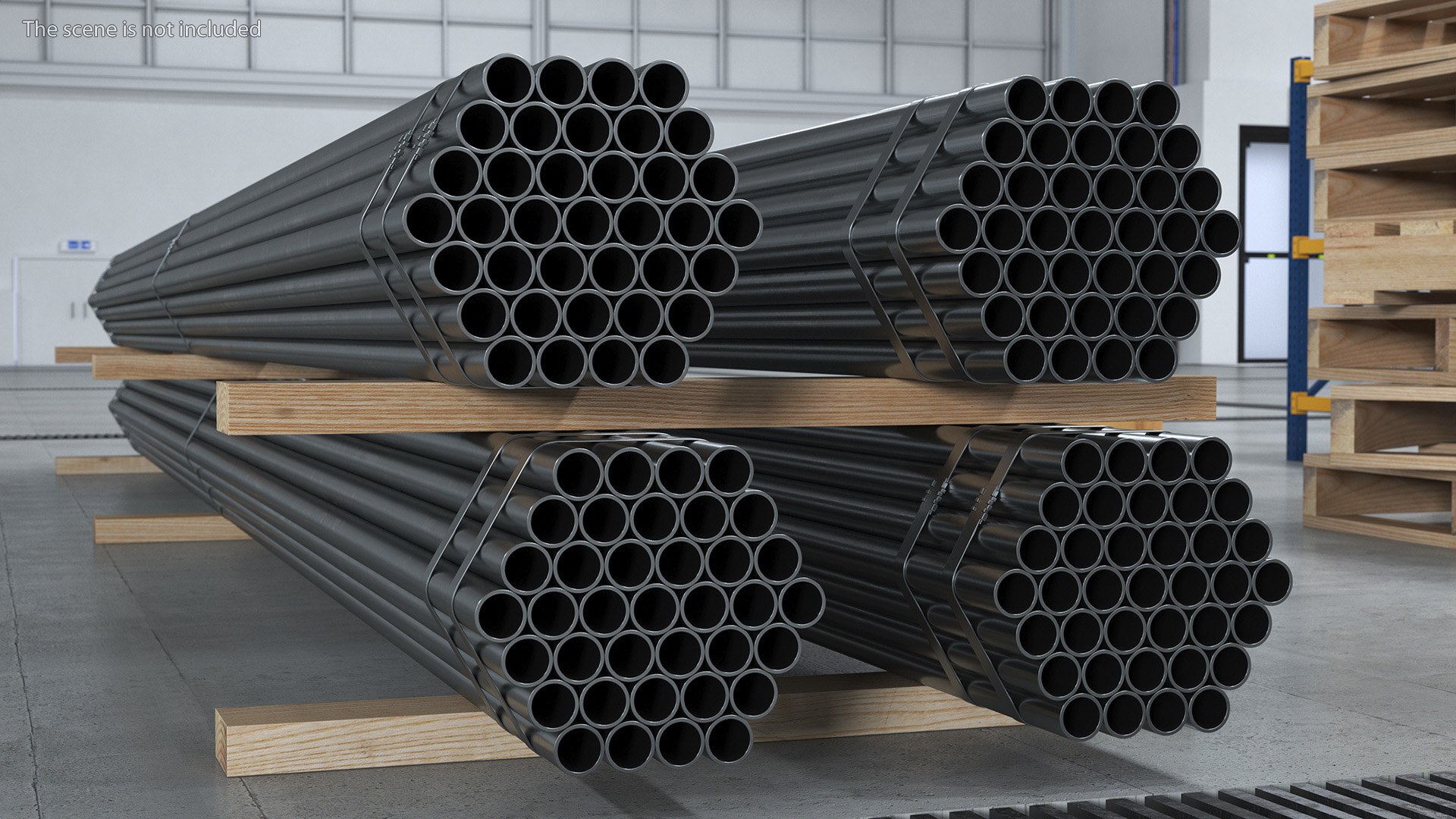 Steel Pipes Bundle 6 Meters 3D Model - TurboSquid 2211542