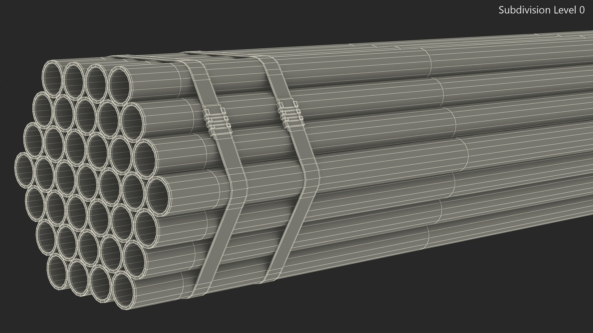 Steel Pipes Bundle 6 Meters 3D Model - TurboSquid 2211542