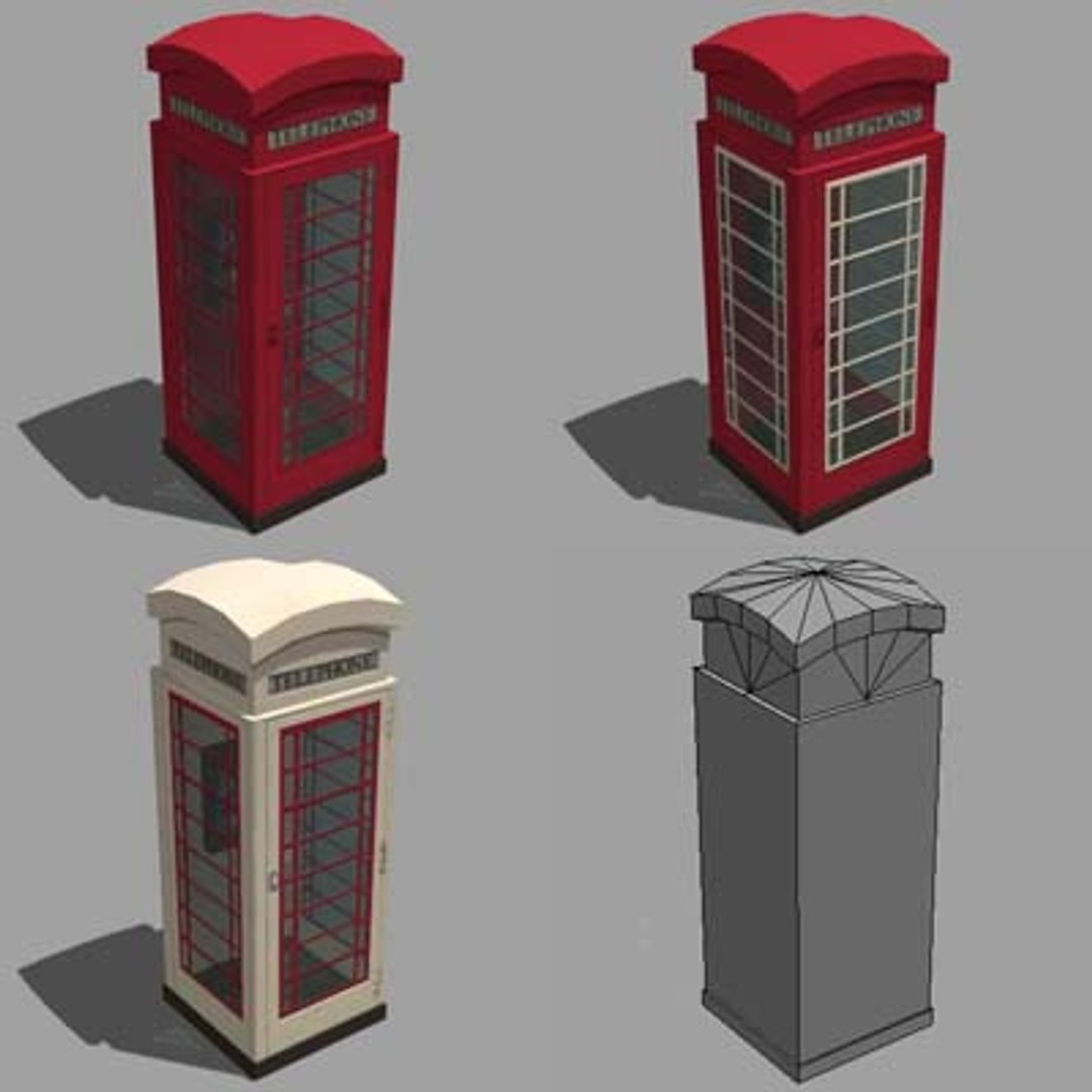 Phone Box 3d Model