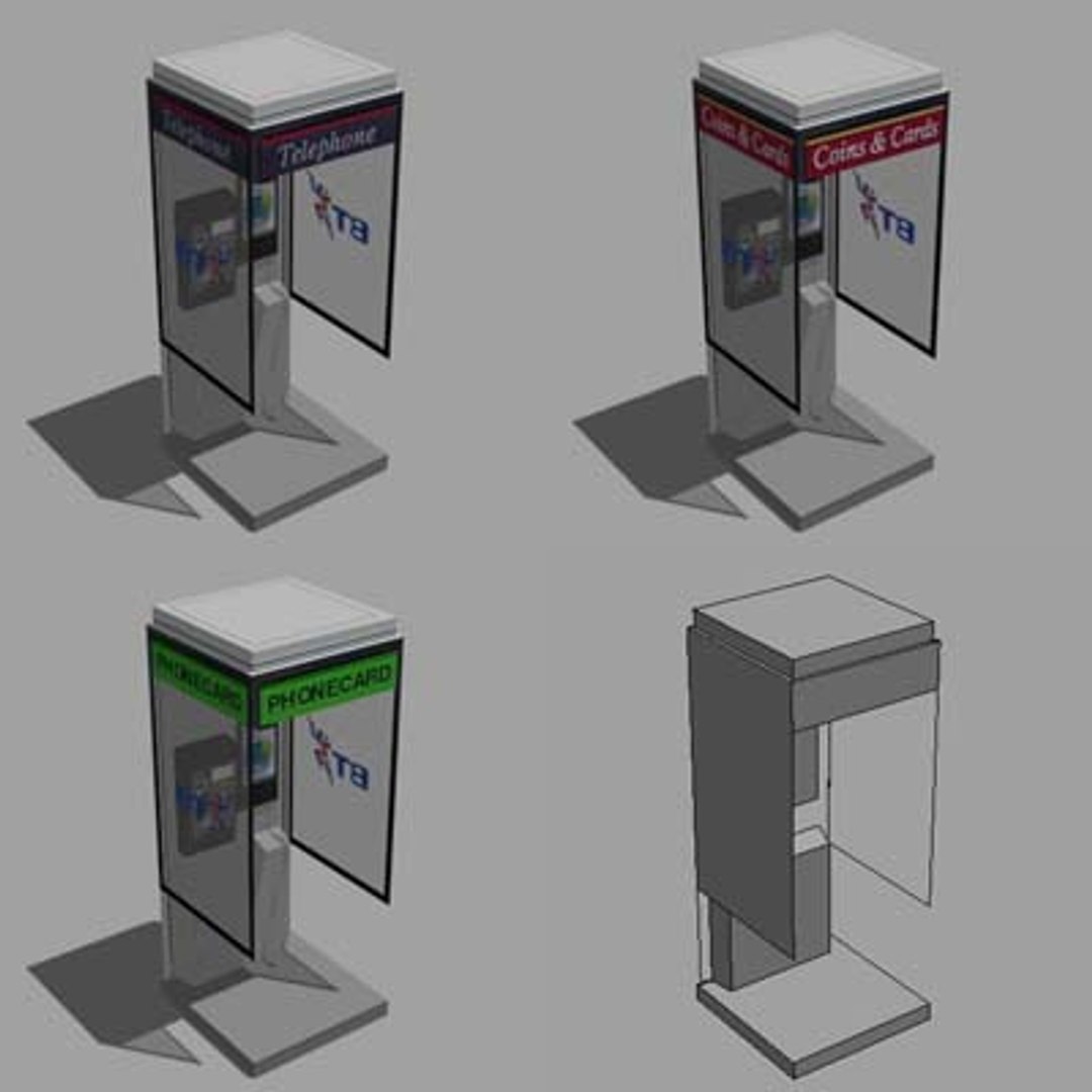 Phone Box 3d Model