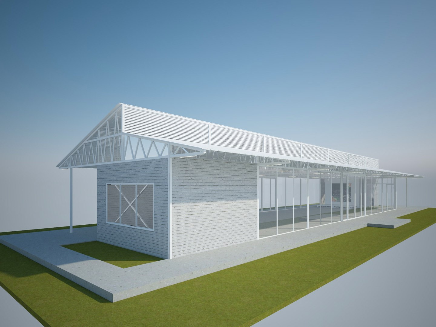 Modern Event Hall 3D model - TurboSquid 2066502