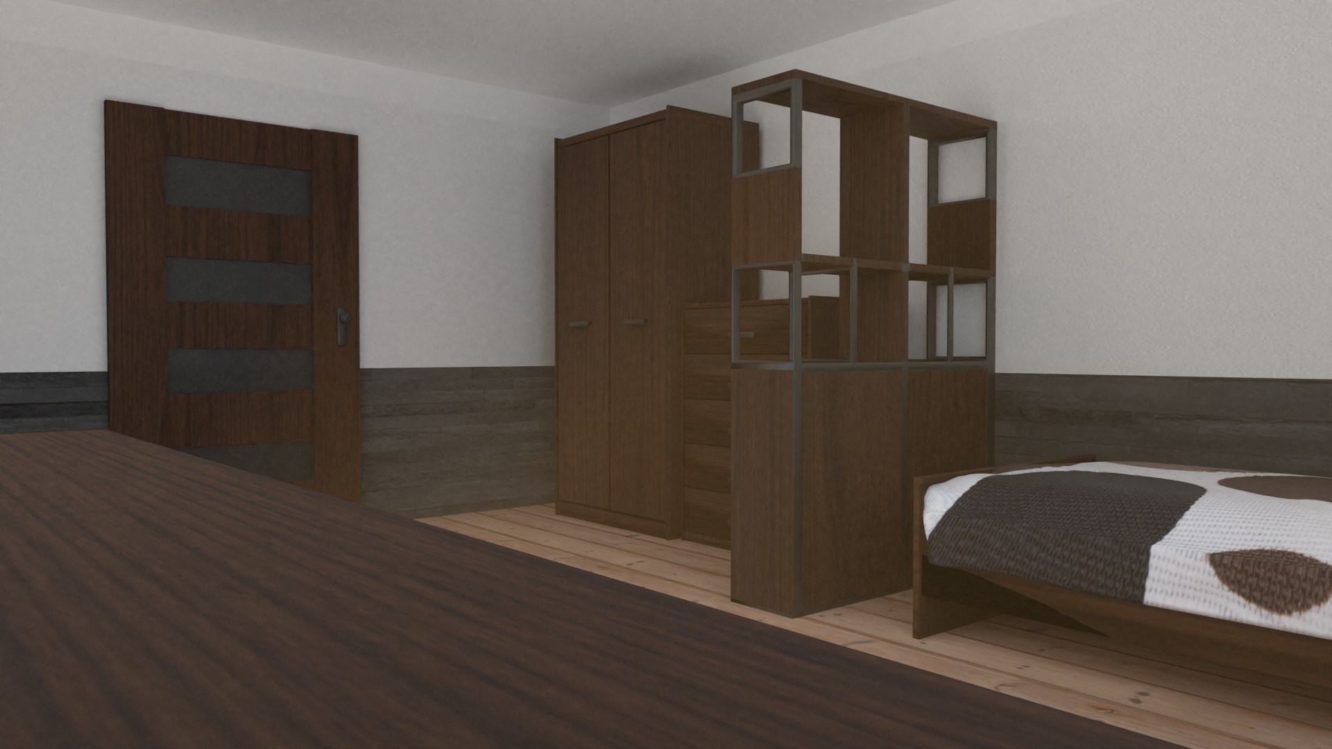 Small Bedroom Set 3D model - TurboSquid 1844057