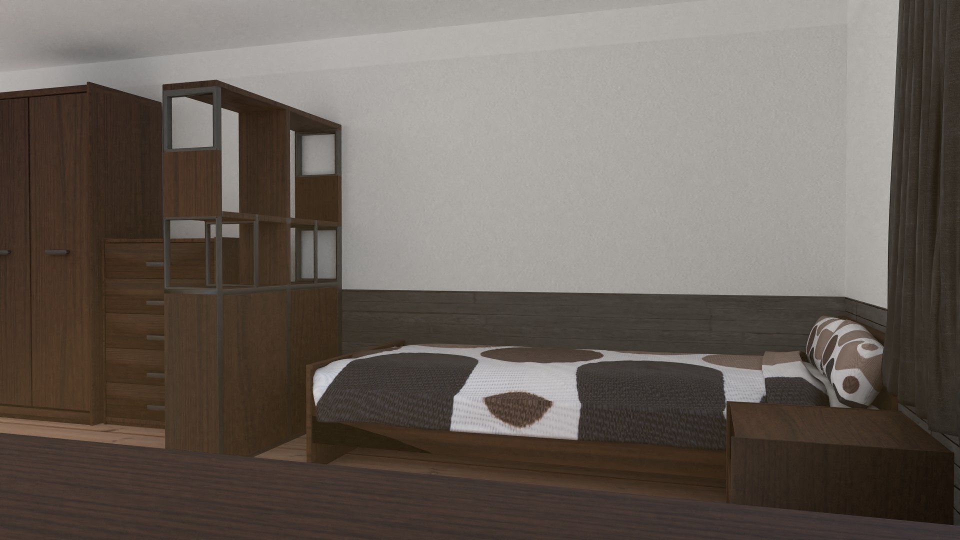 Small Bedroom Set 3D model - TurboSquid 1844057