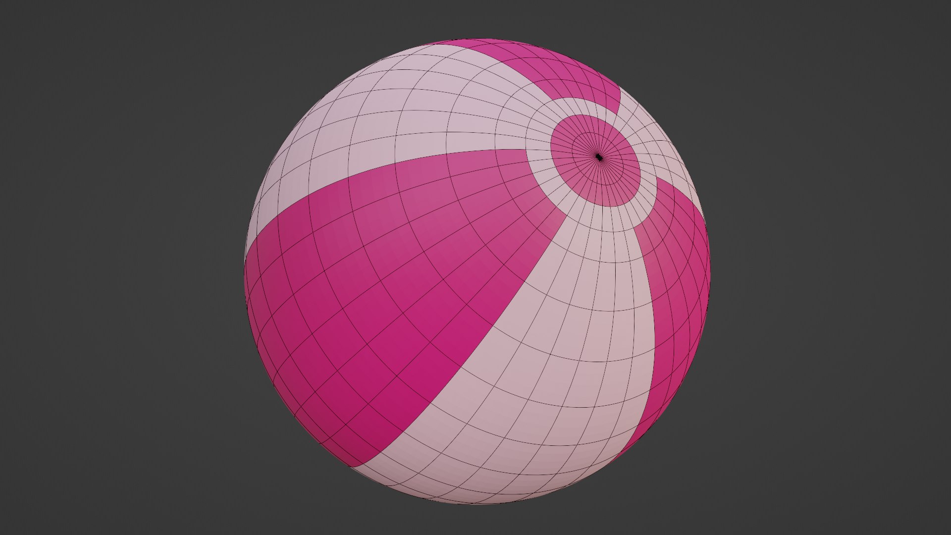 3D Pink Beach Ball - TurboSquid 2067263
