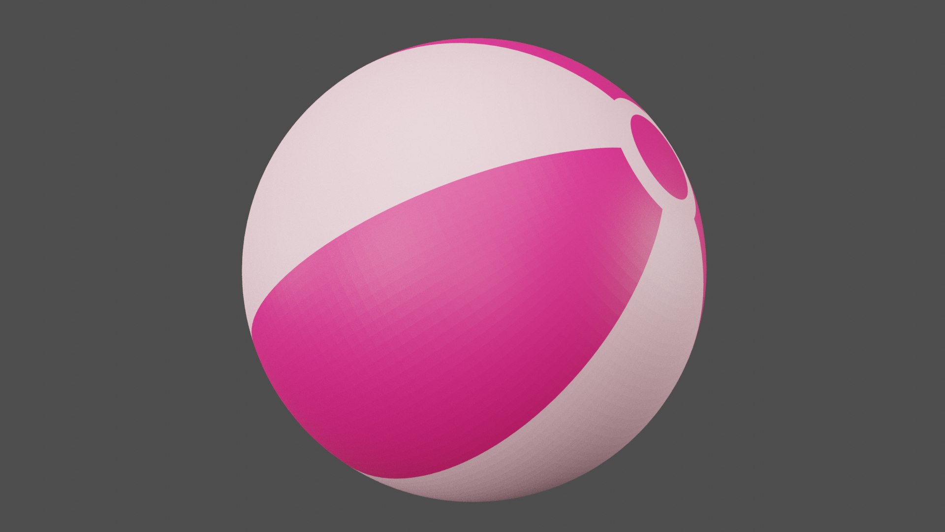 3D Pink Beach Ball - TurboSquid 2067263