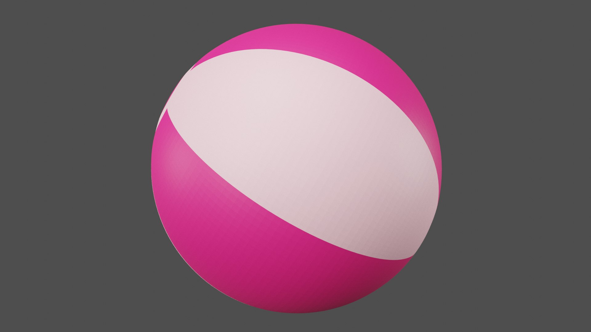 3D Pink Beach Ball - TurboSquid 2067263