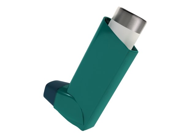 3d asthma inhaler model