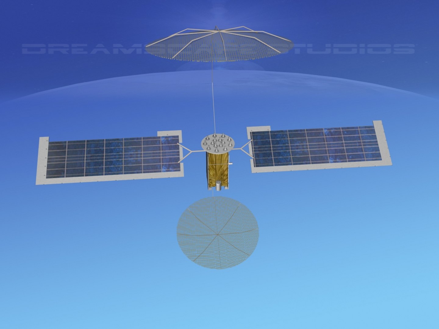 3D Muos Communications Satellite - TurboSquid 1212696