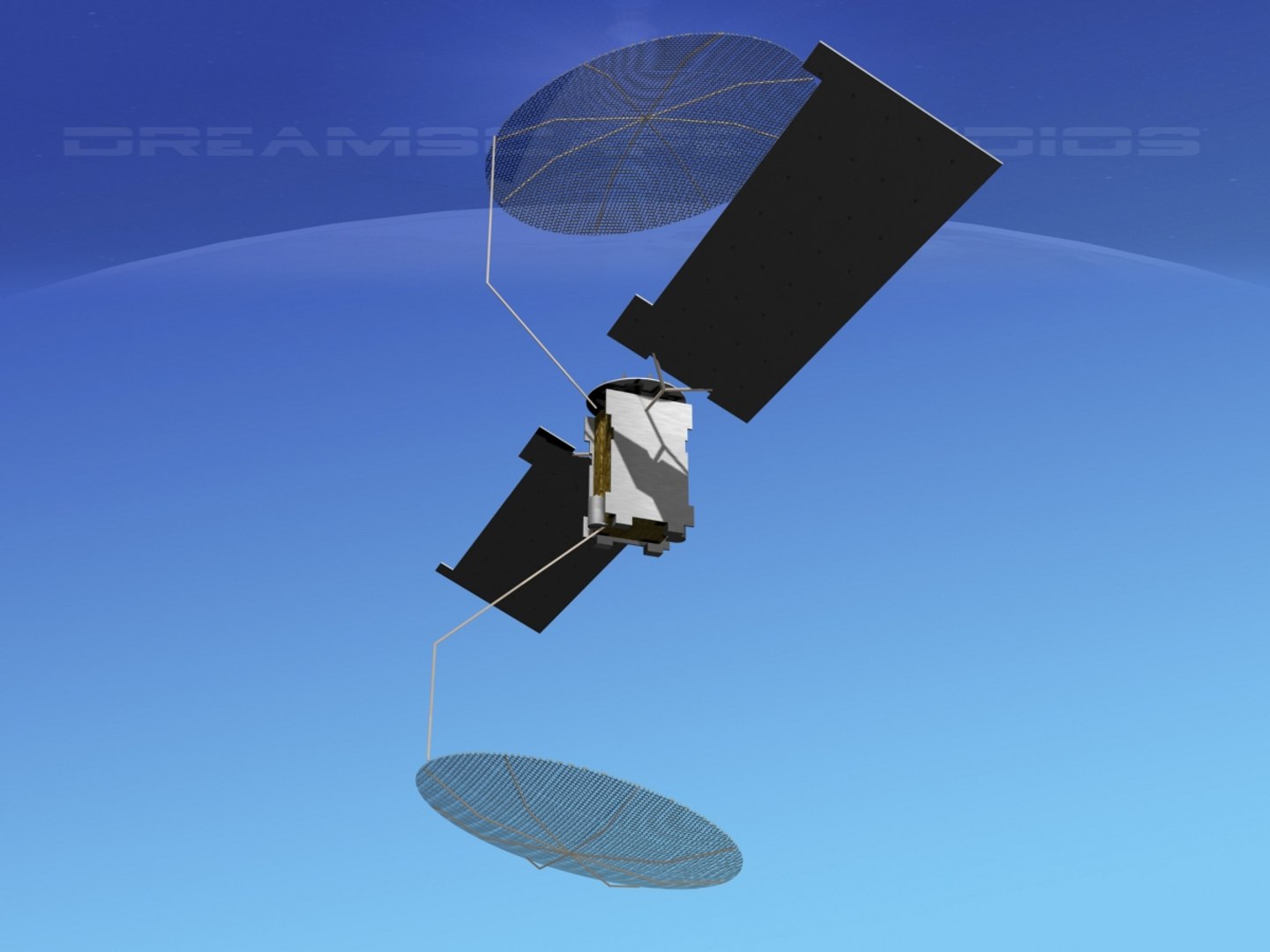 3D Muos Communications Satellite - TurboSquid 1212696