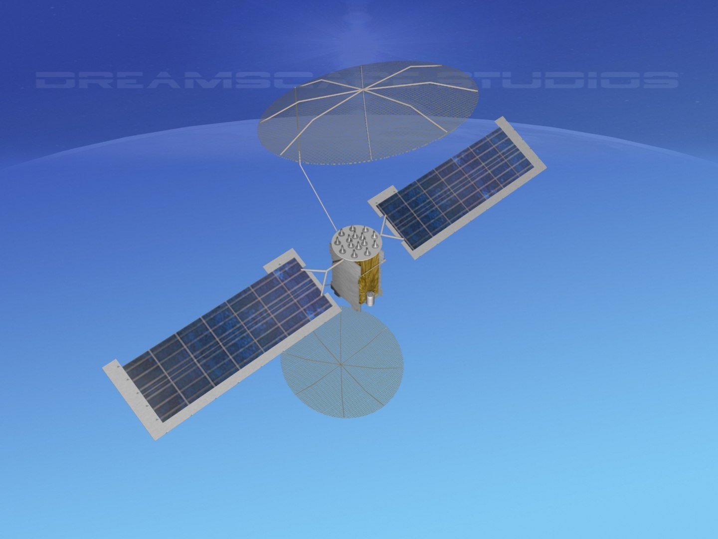 3D Muos Communications Satellite - TurboSquid 1212696