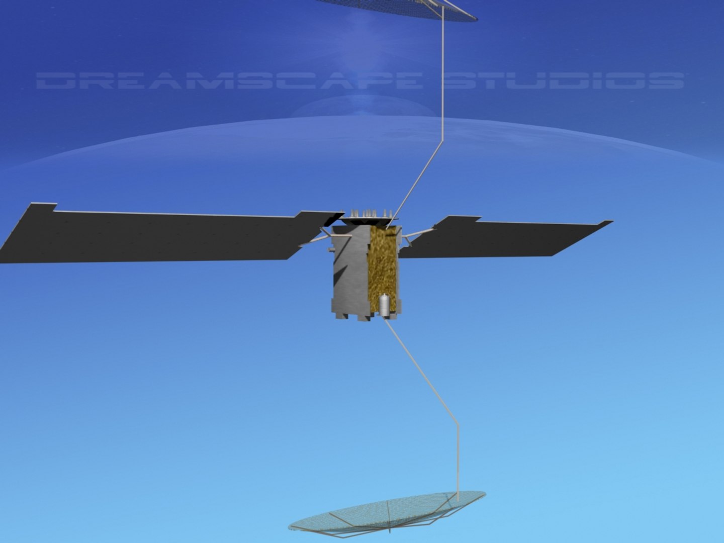 3D Muos Communications Satellite - TurboSquid 1212696