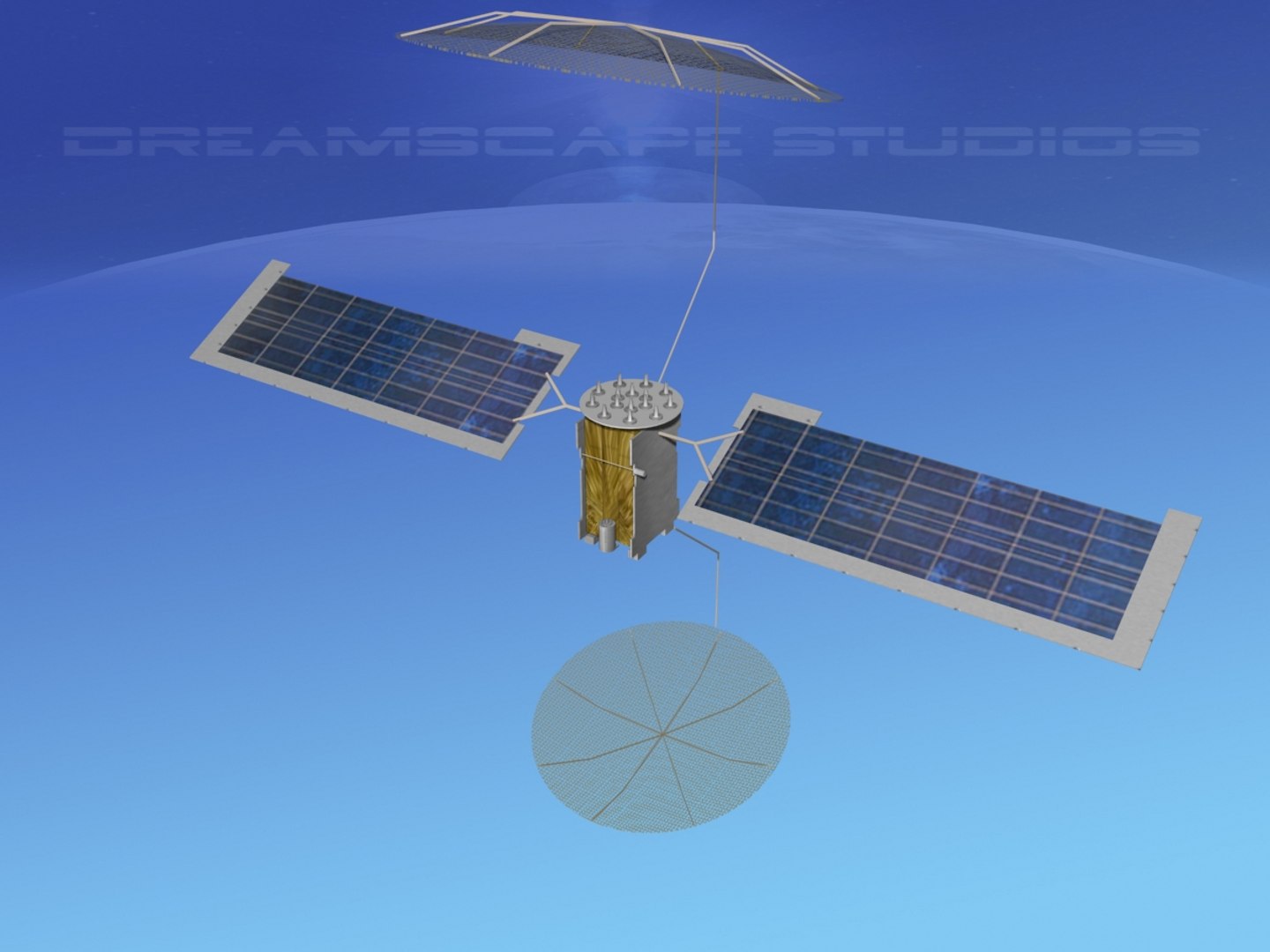 3D Muos Communications Satellite - TurboSquid 1212696