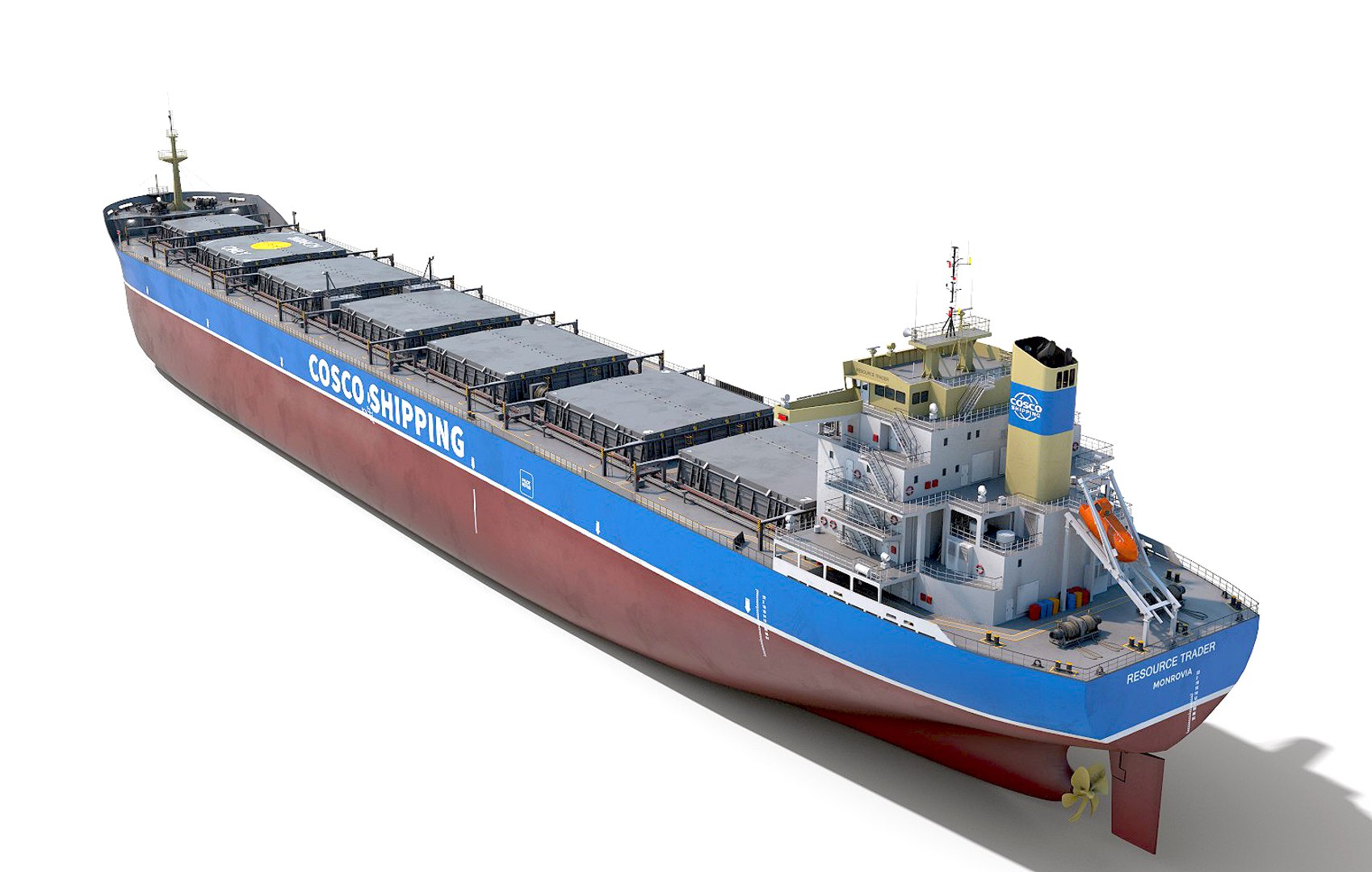 Vessel Bulk Carrier 3D Model - TurboSquid 1626999
