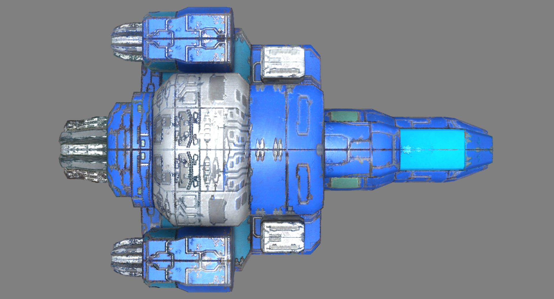 3D space bomber model - TurboSquid 1428090