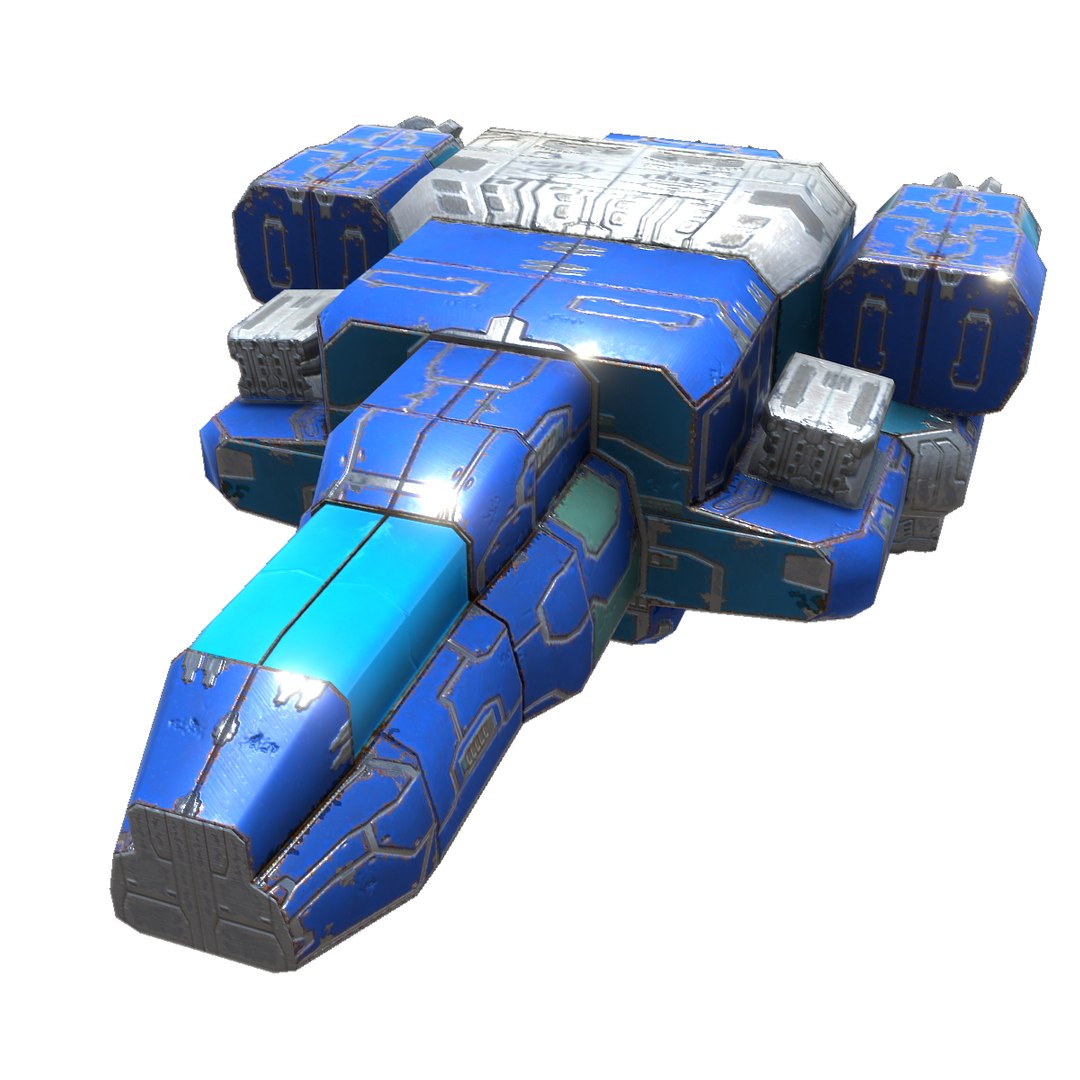 3D space bomber model - TurboSquid 1428090