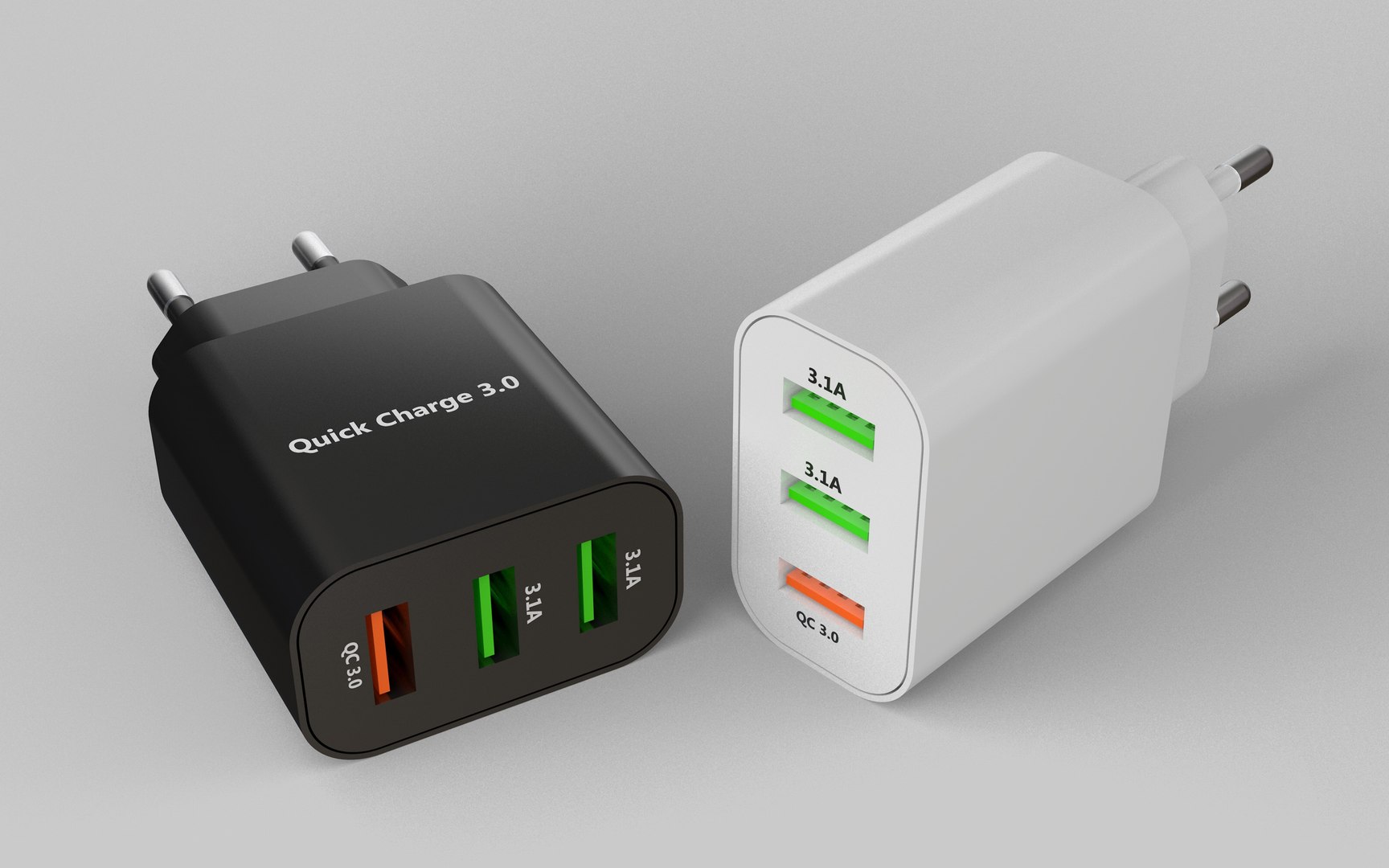 3D Phone Charger Quick Charge Model - TurboSquid 2318399