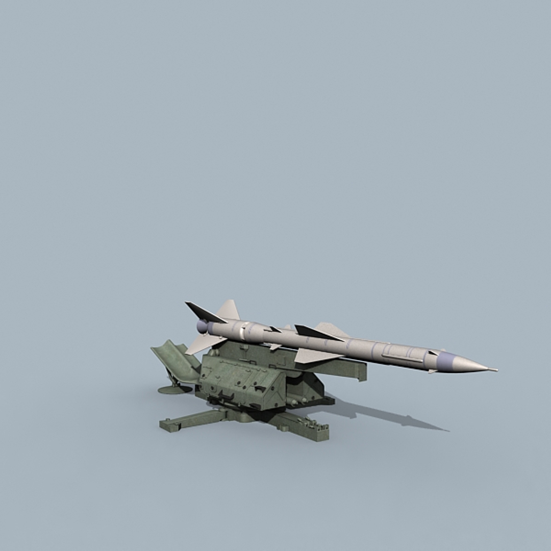S-75 Missiles Sa-2 3d Model