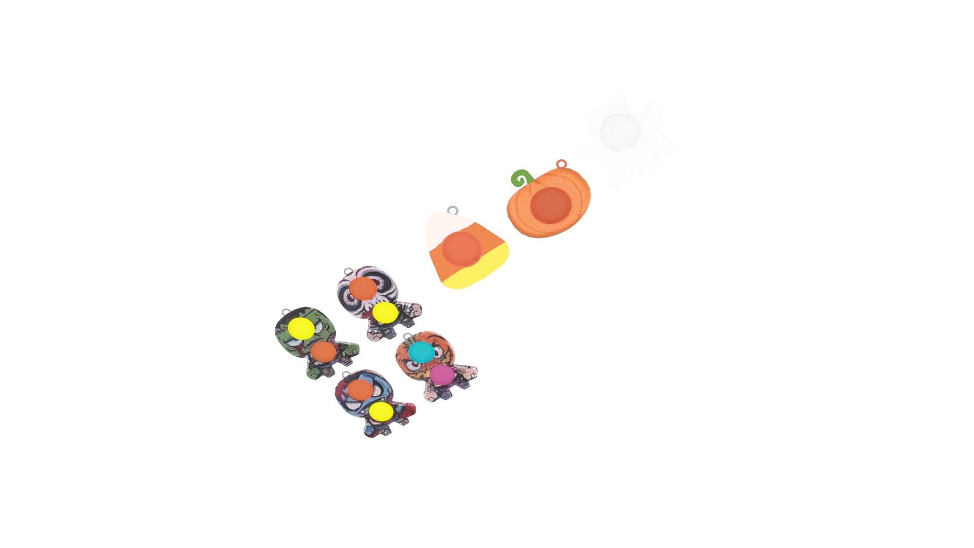 Halloween Simple Dimples Set 3D model - TurboSquid 1792959