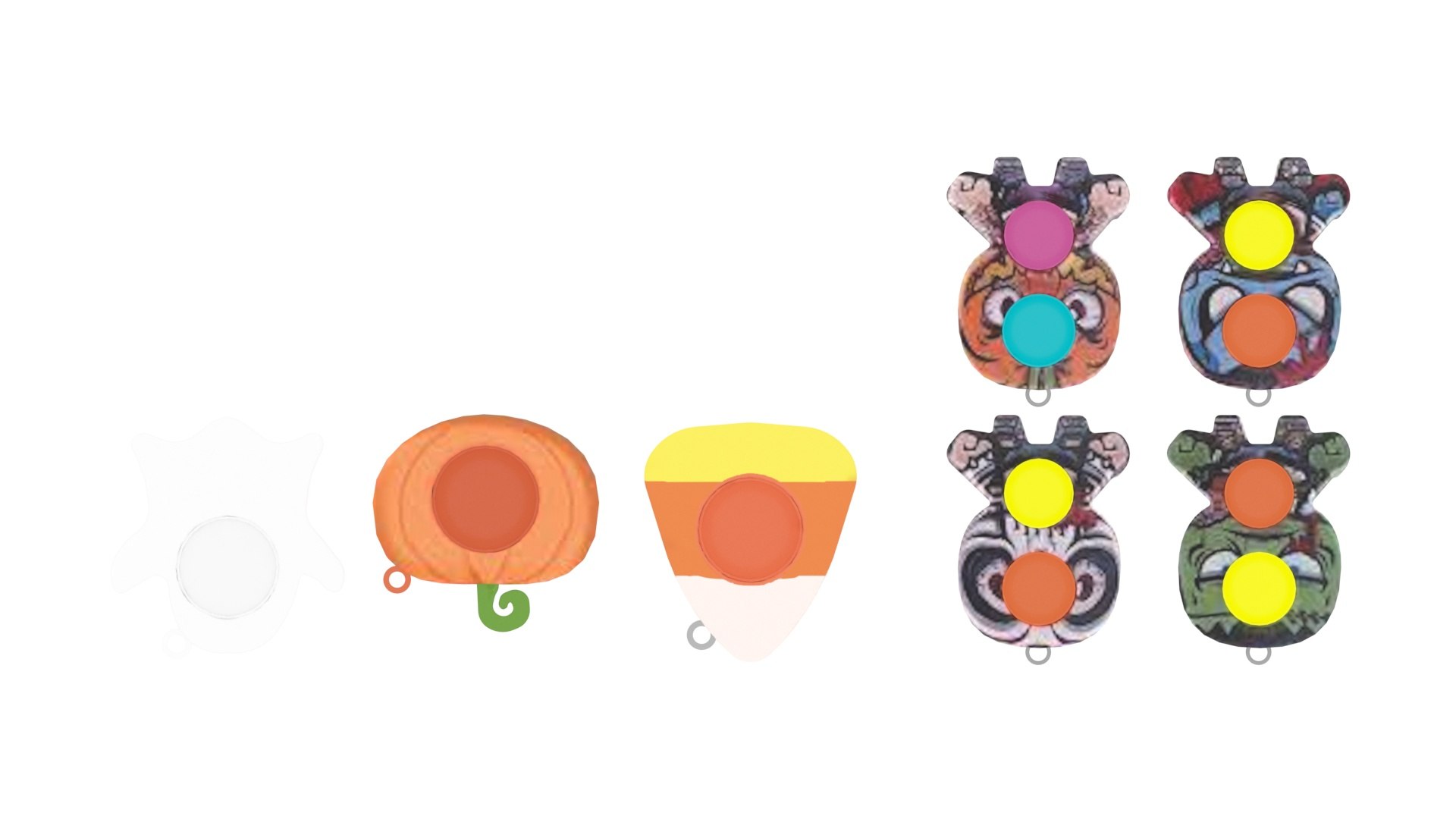 Halloween Simple Dimples Set 3D model - TurboSquid 1792959