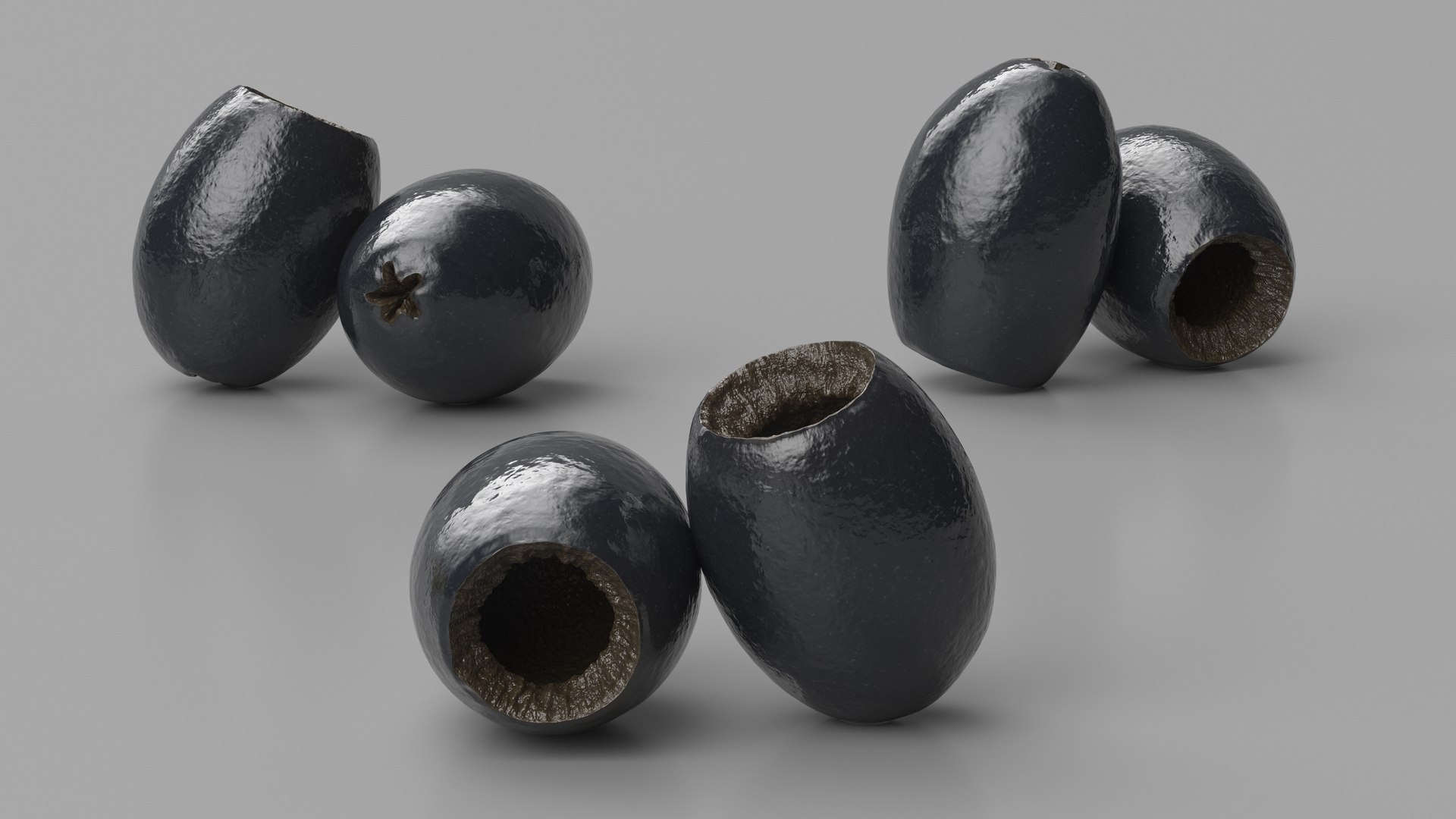 Black Olives Pitted 3D Model - TurboSquid 2234689