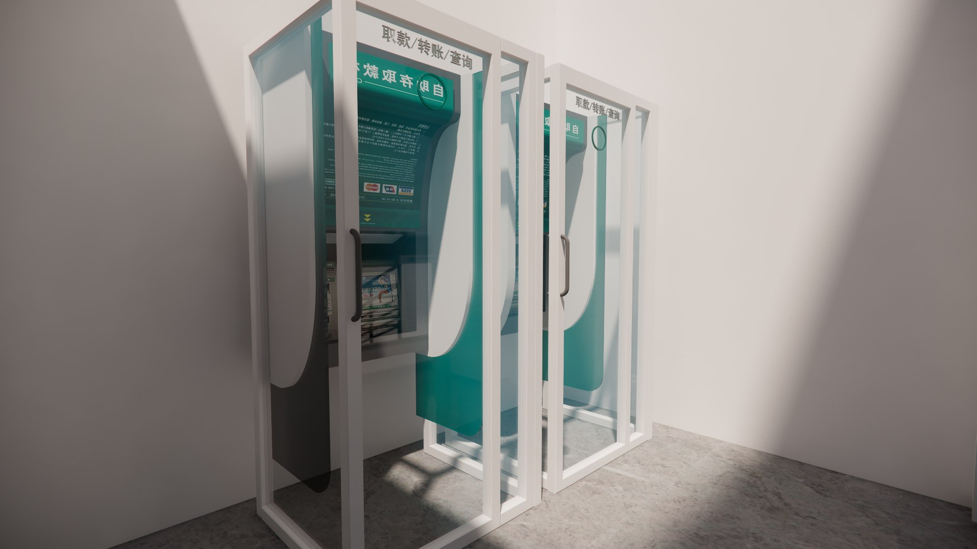 3D Model Bank Room Interior-A4 - TurboSquid 2123703