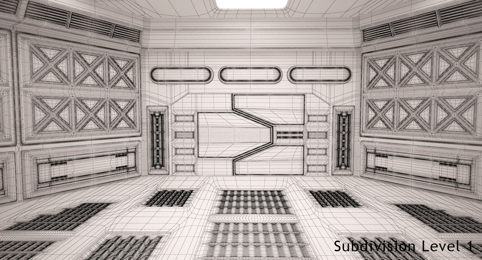 Energy Generator Room 3d Model