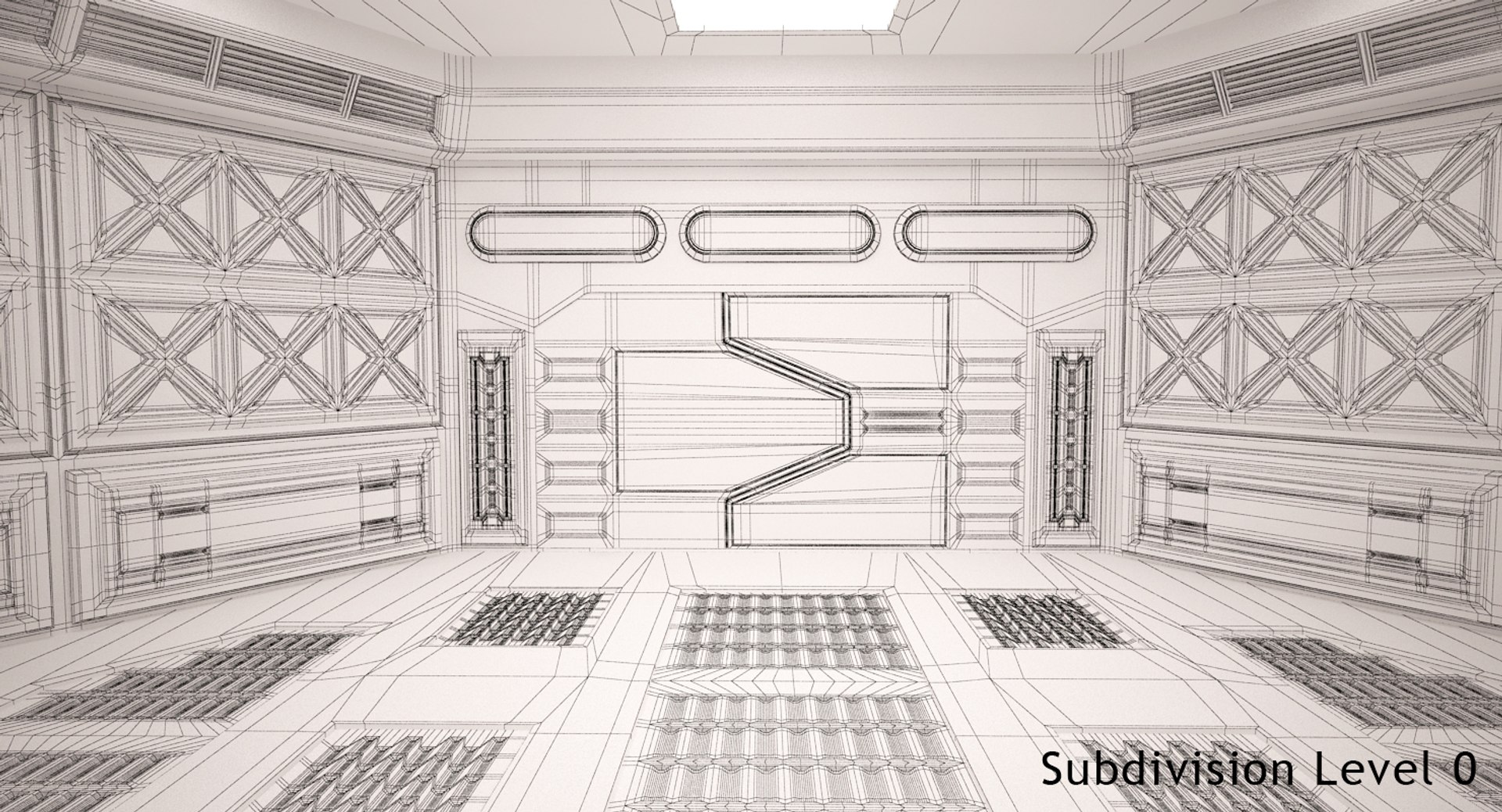 Energy Generator Room 3d Model