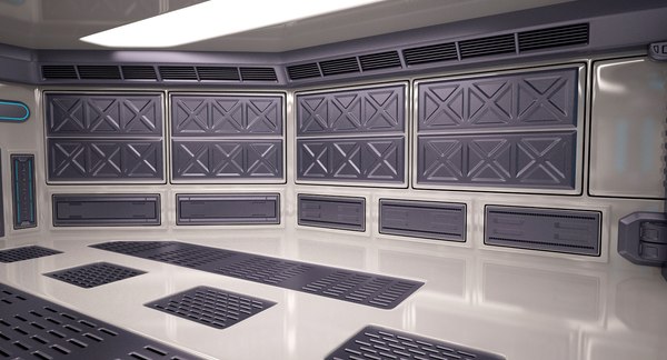 energy generator room 3d model