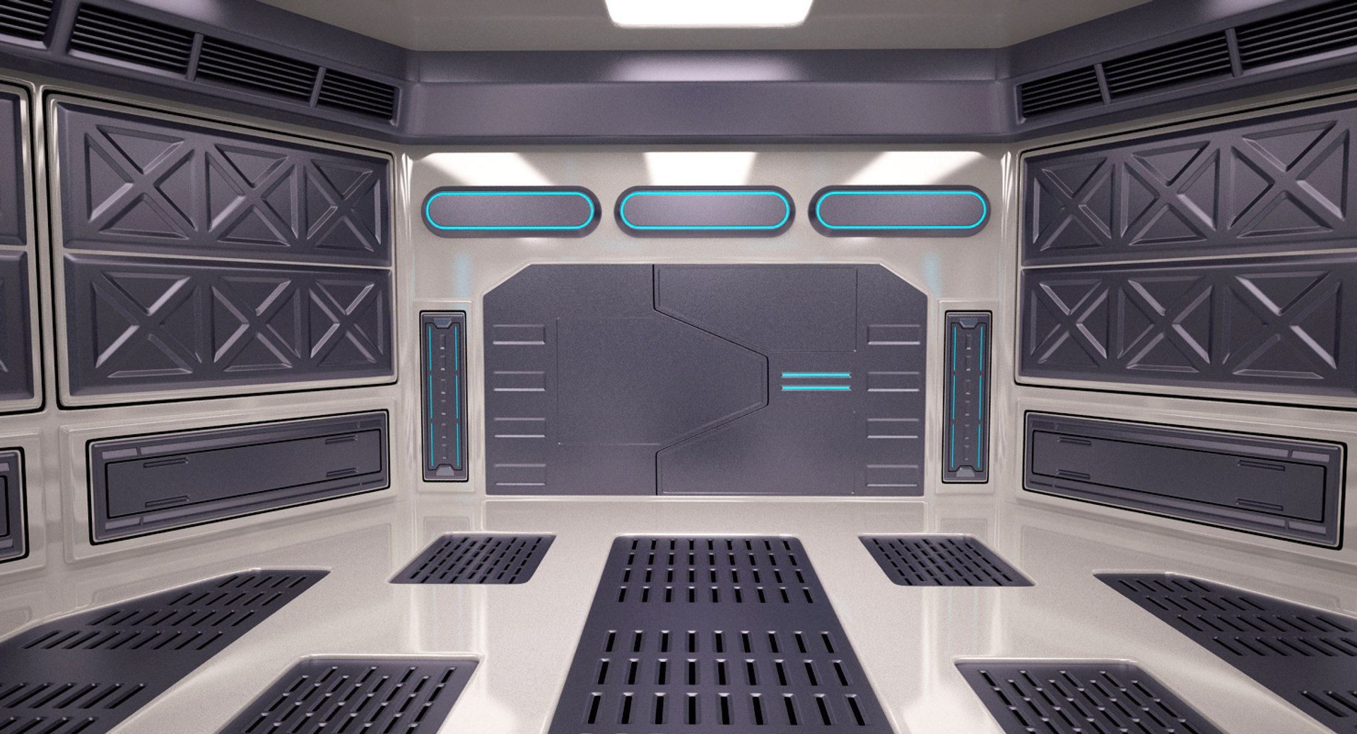 Energy Generator Room 3d Model