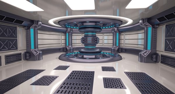 energy generator room 3d model