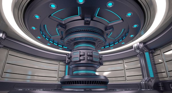 energy generator room 3d model